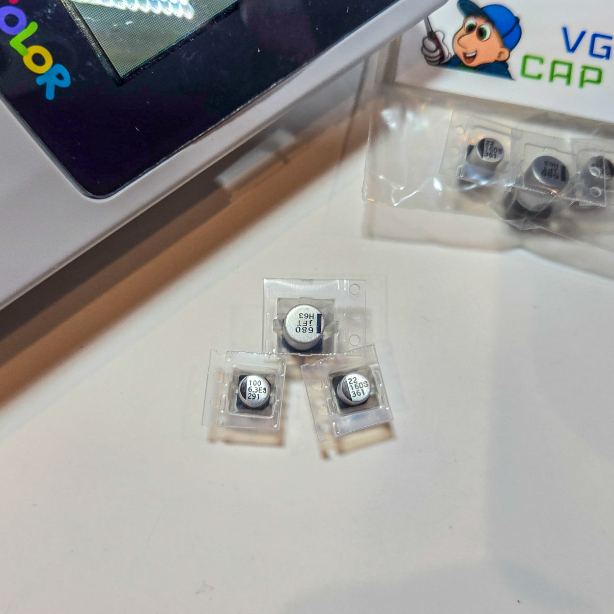 Gameboy Color Capacitors Upgraded or Original
