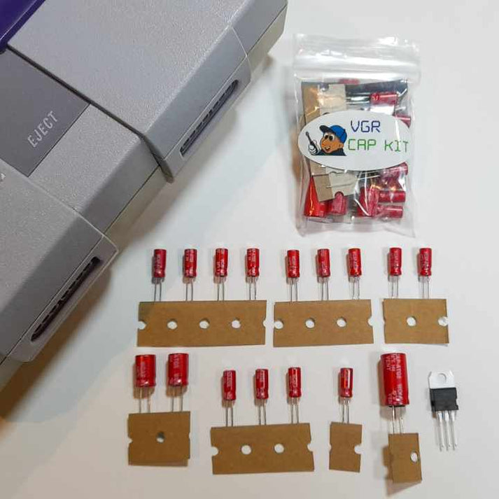 Super Nintendo (SNES) Capacitor/Refresh Kit | All Models